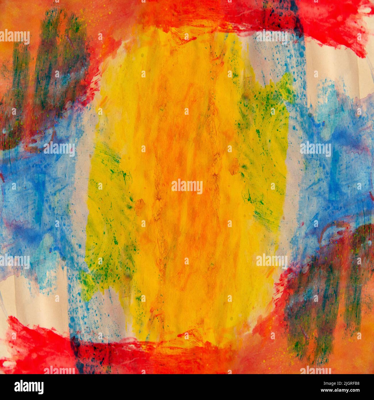 Child Painting Abstract background handrawn colorful chilhood Stock ...