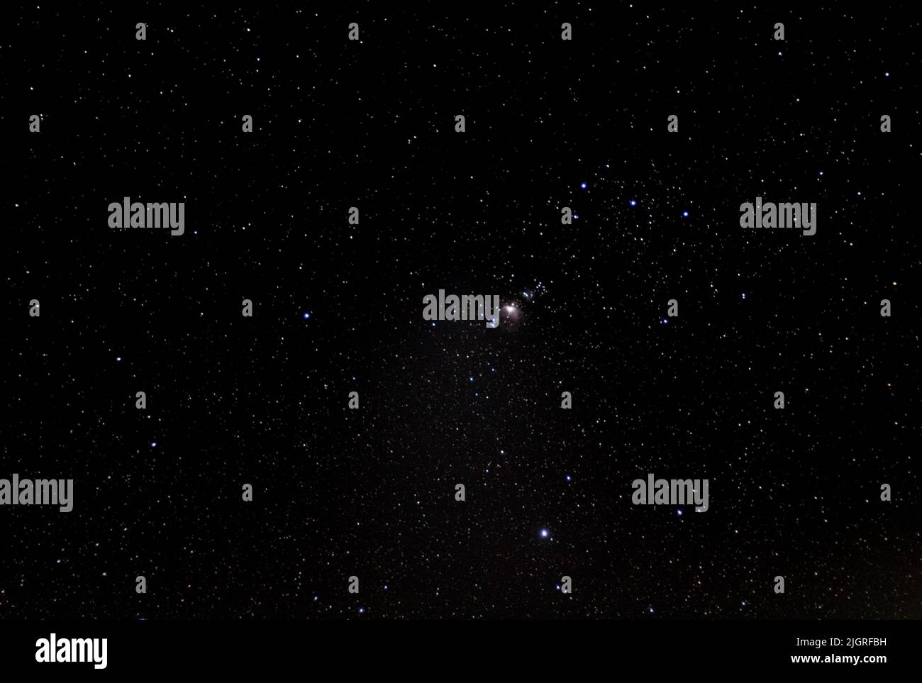 A stacked photo of the Orion constellation with the beautiful messier ...