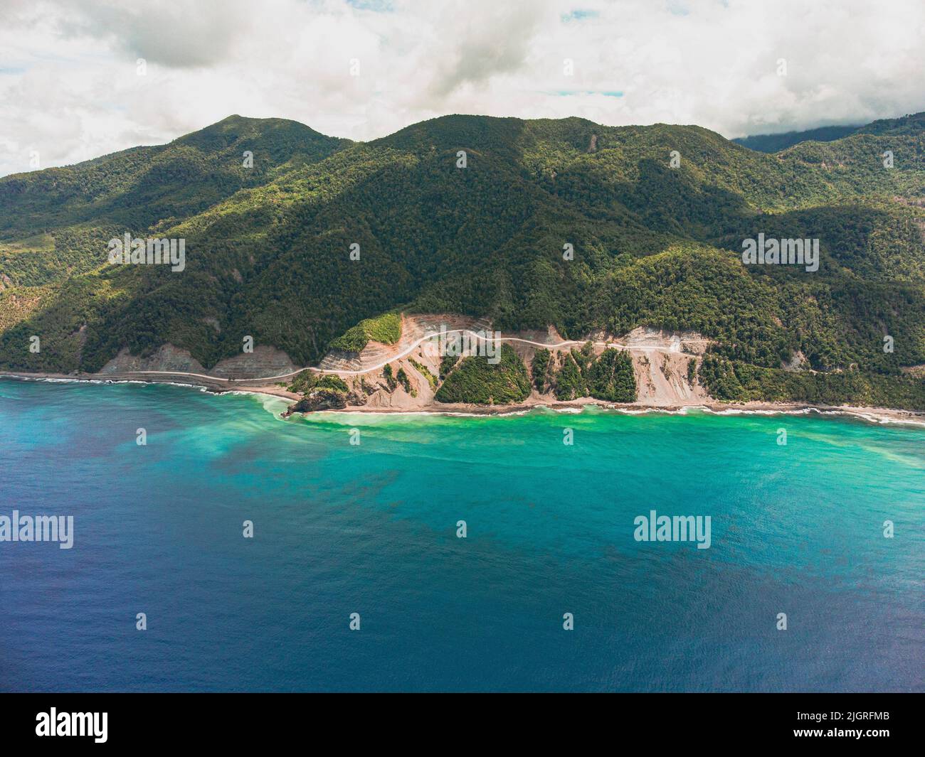2km away from the shoreline, a coastal view highlighting the beautiful ...