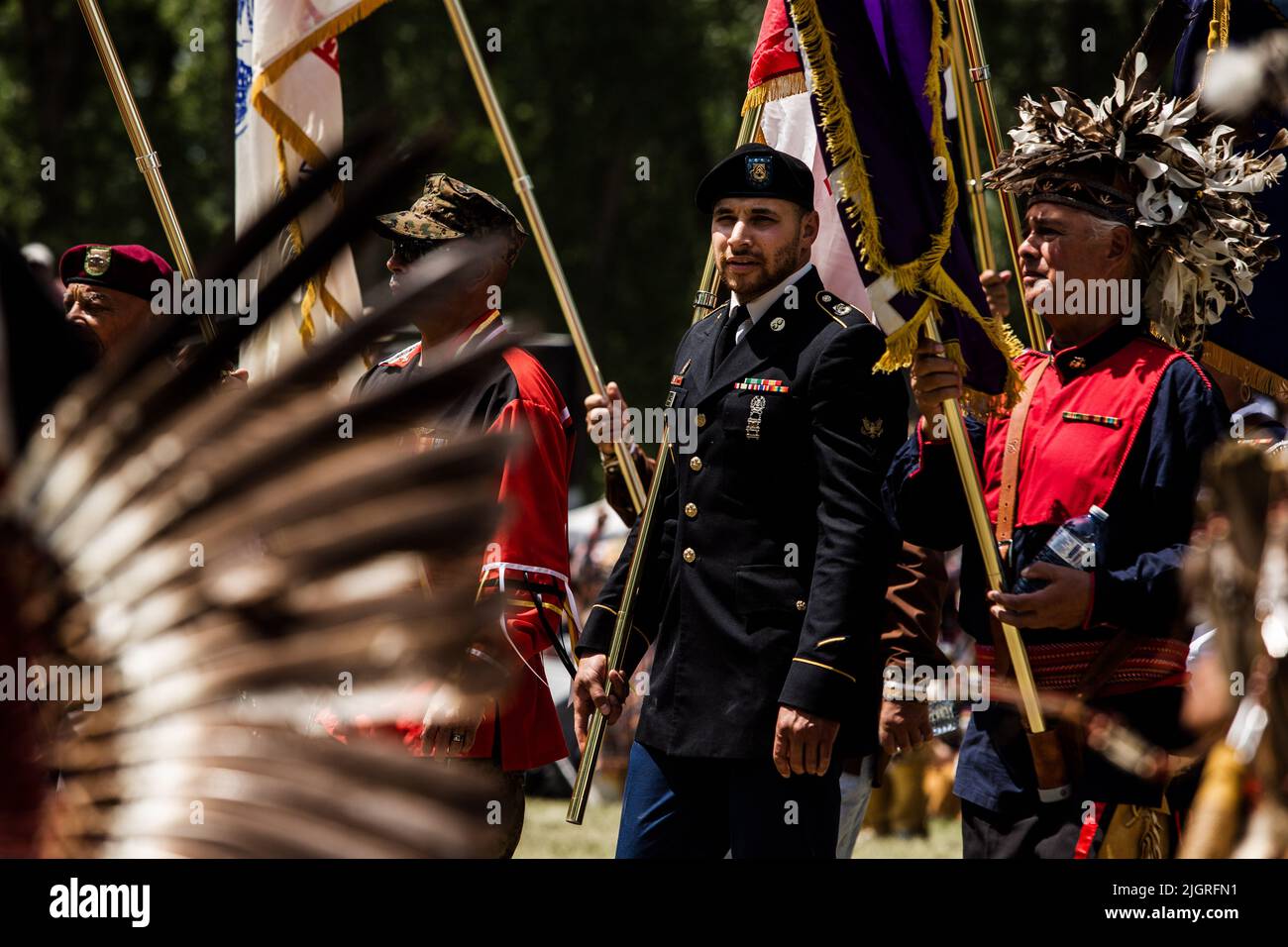 Indigenous veterans hi-res stock photography and images - Alamy