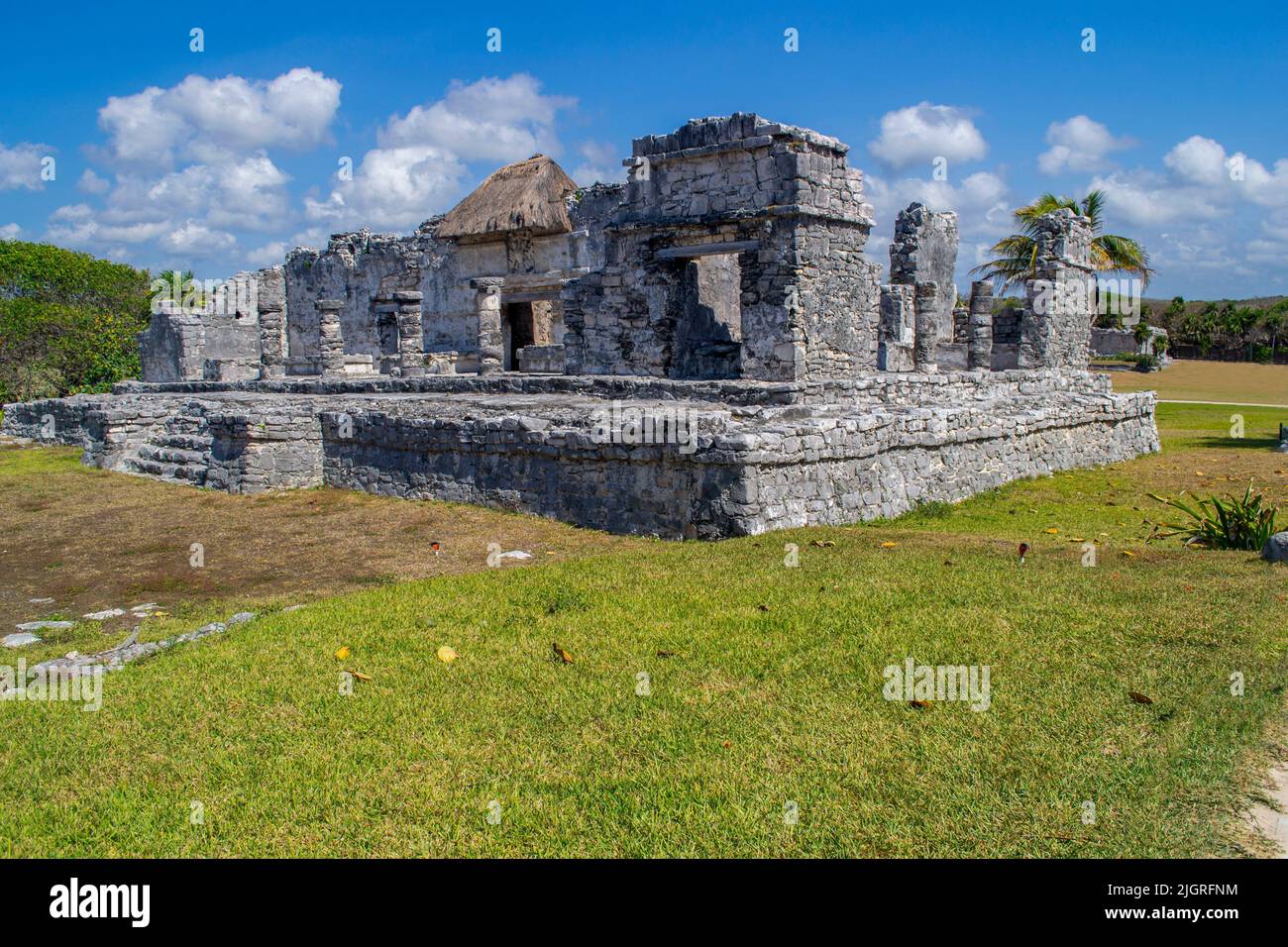 Panoramic views of the ruins of Tulum. Quintana Roo state in Mexico ...