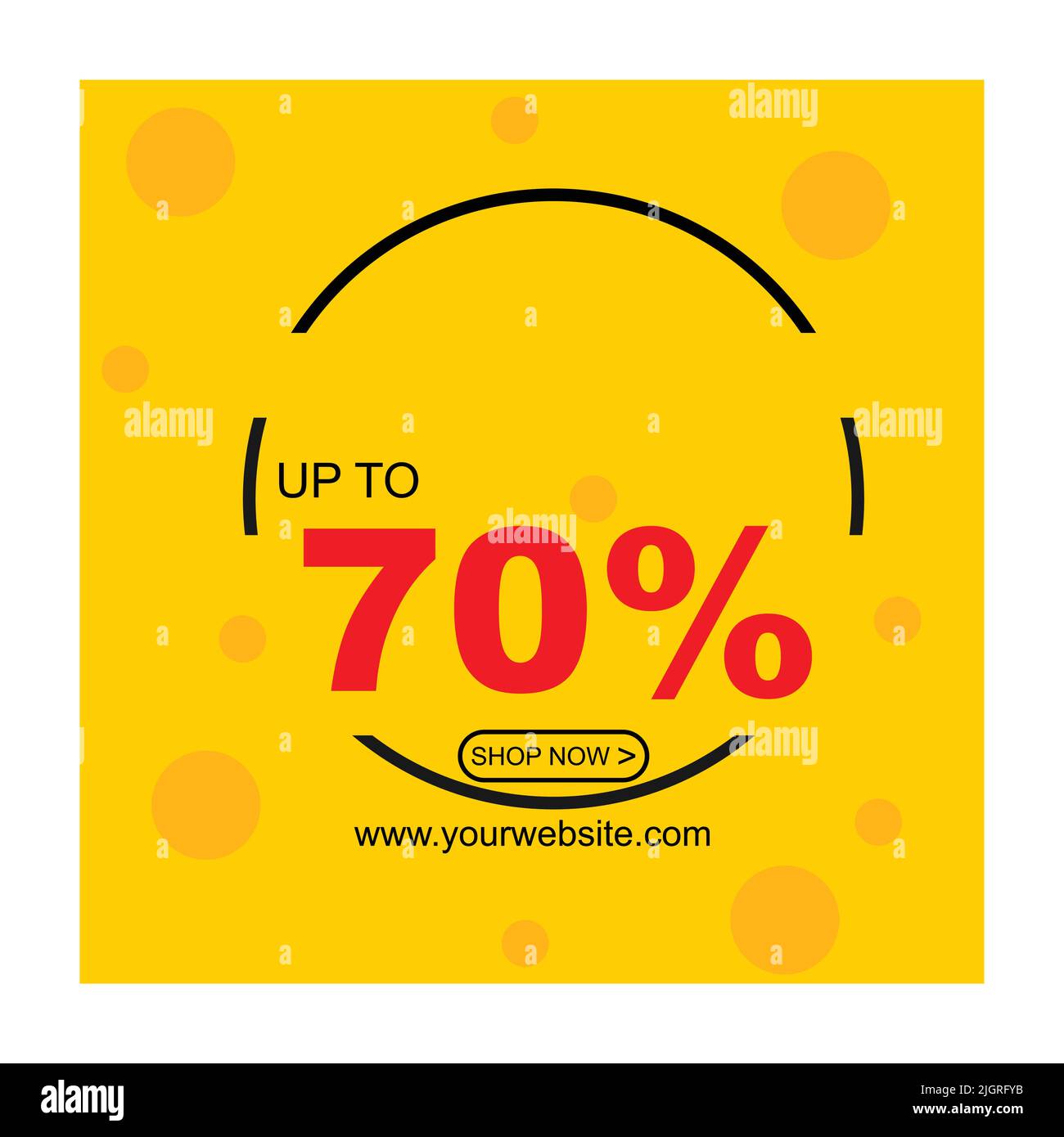 promotion template design for a product Stock Vector Image & Art - Alamy