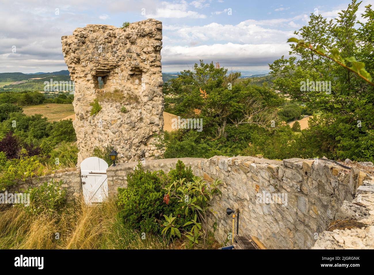 Mirabel was once a fortified high village (village perché) in France ...