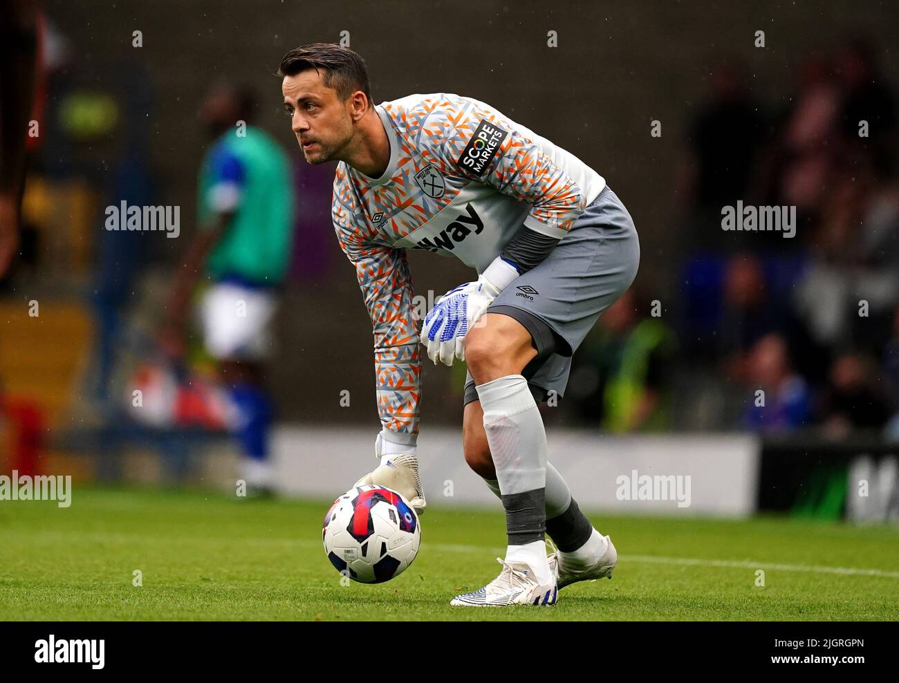 West Ham United goalkeeper Lukasz Fabianski during the pre-season ...