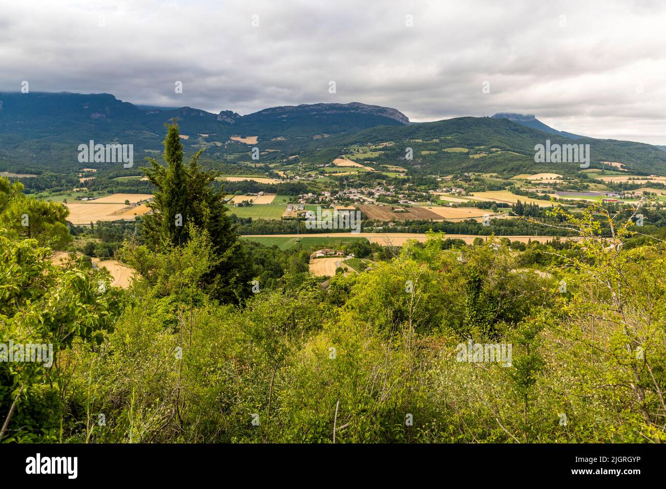 Mirabel was once a fortified high village (village perché) in France ...