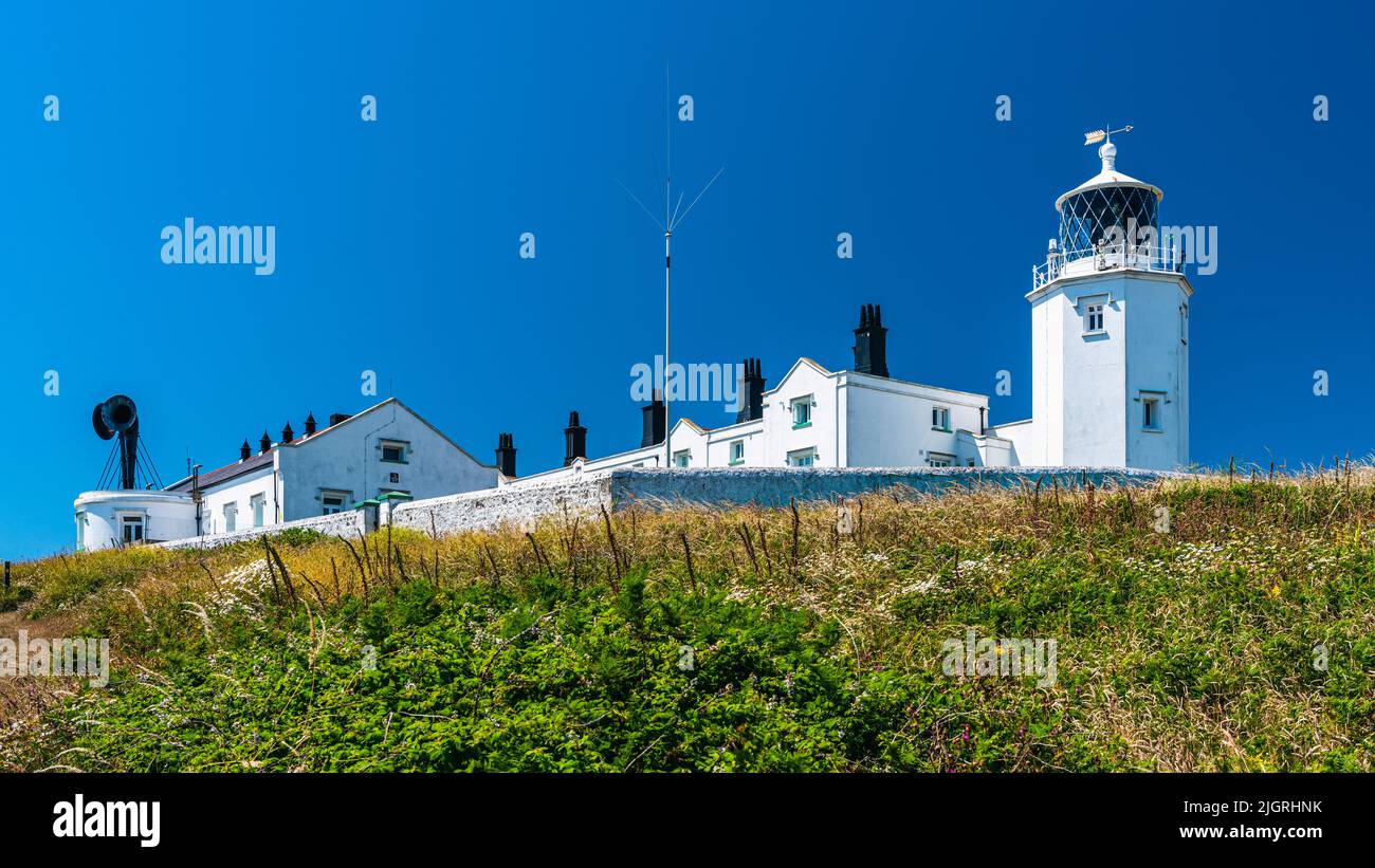 Lizard Lighthouse and Housel Bay Cliffs, Lizard, Helston, Cornwall ...