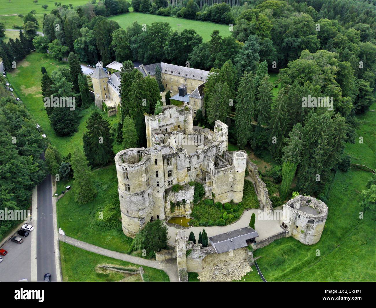 Top view ancient houses hi-res stock photography and images - Alamy