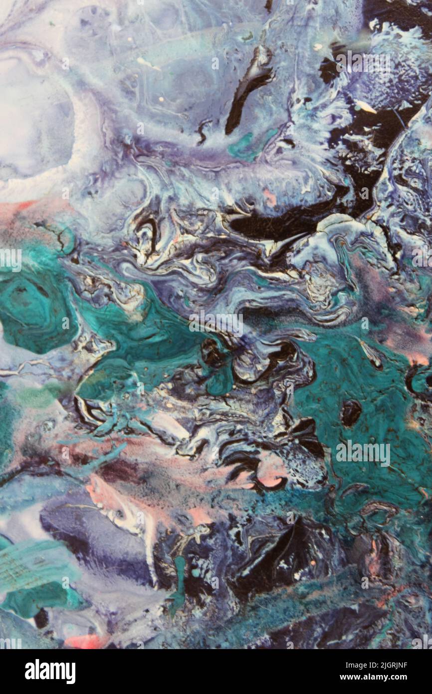 Liquid acrylic texture. Creative abstract hand painted background ...