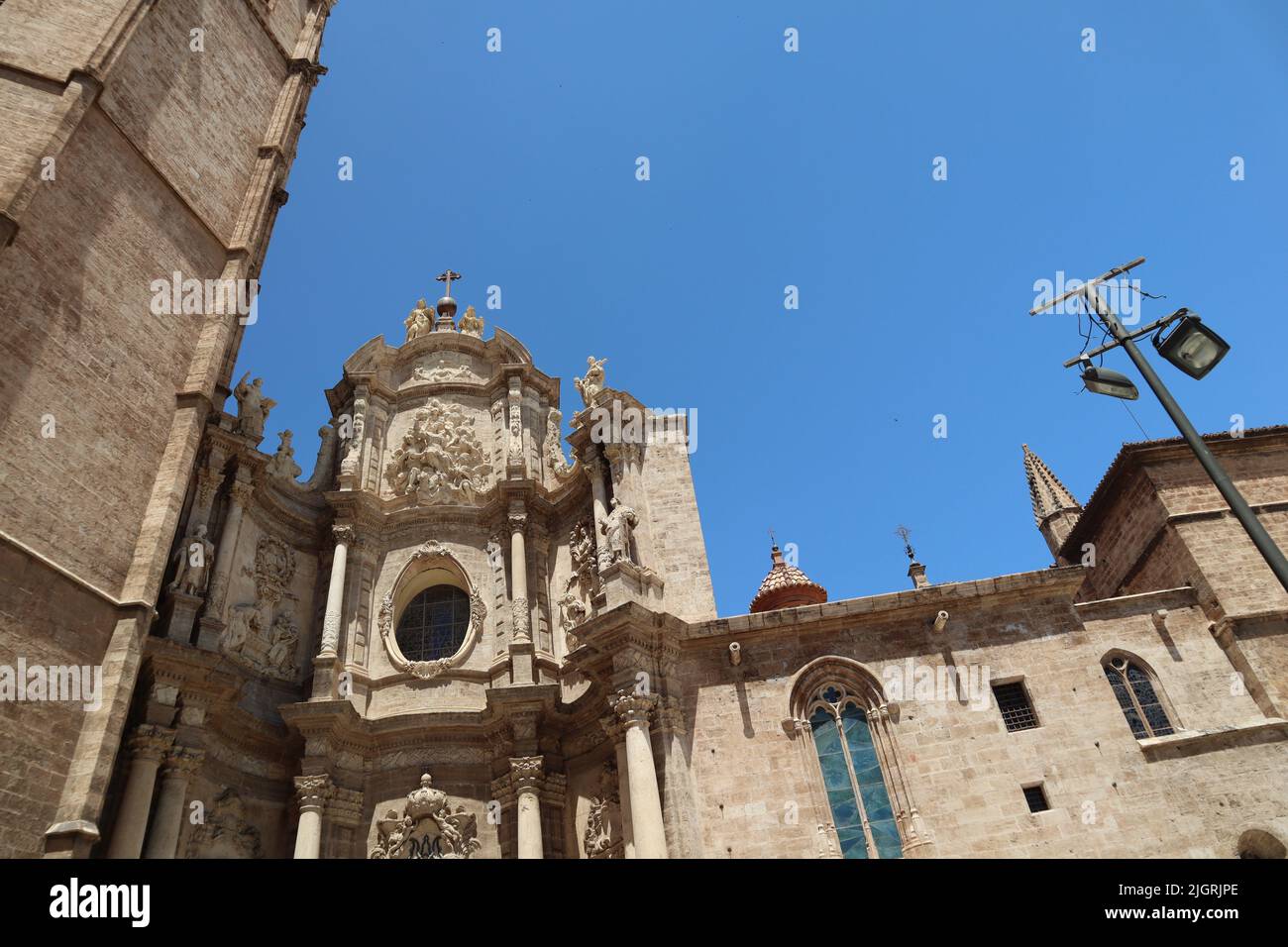 old Spanish Catholic Church made of stone Stock Photo - Alamy