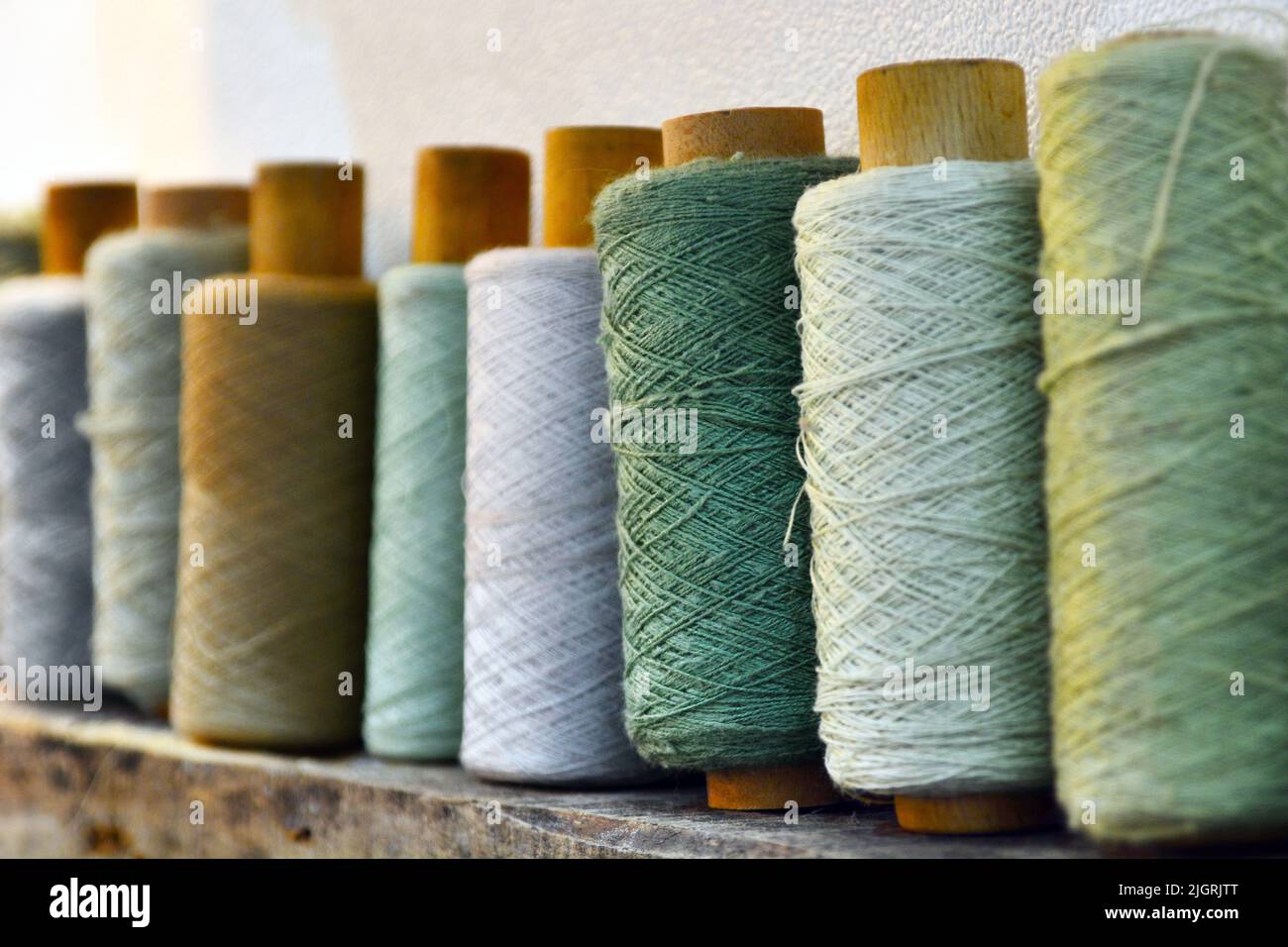 Rolls pastel color fabric hi-res stock photography and images - Alamy