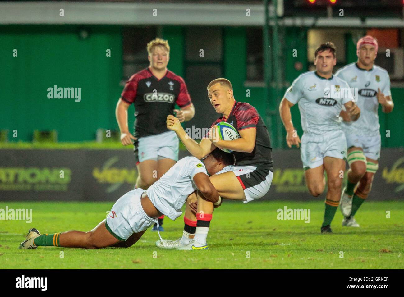 Treviso, Italy. 12th July, 2022. Katlego Letebele (South Africa) and ...
