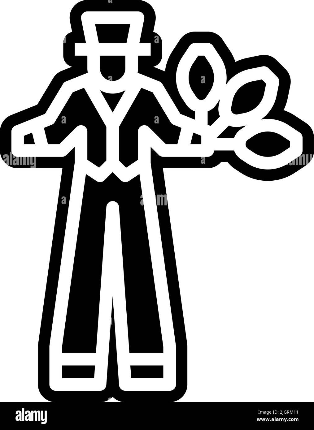 Carnival stilt walker Stock Vector Images - Alamy