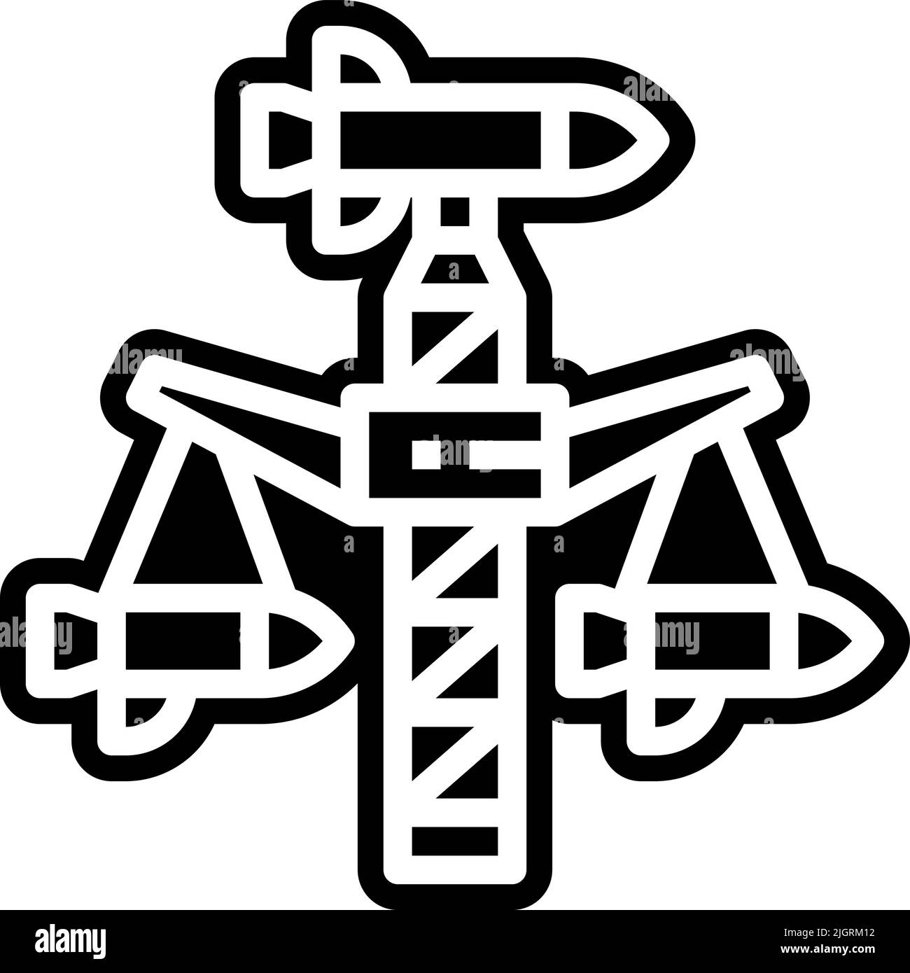 Amusement park rocket icon Stock Vector Image & Art - Alamy