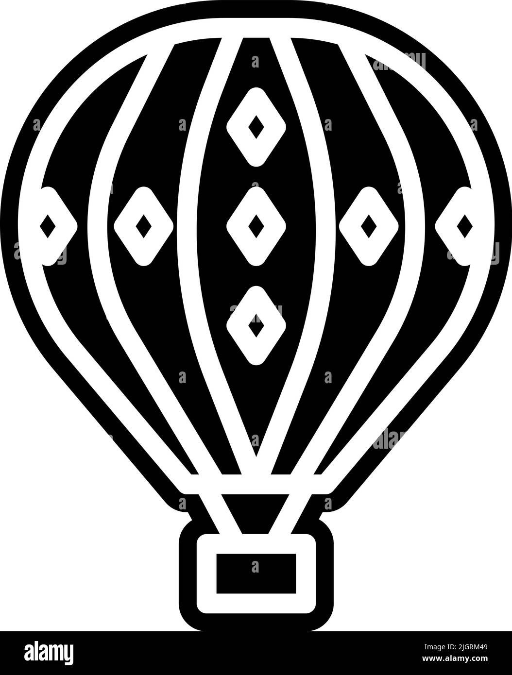 Amusement park hot air balloon icon Stock Vector Image & Art - Alamy