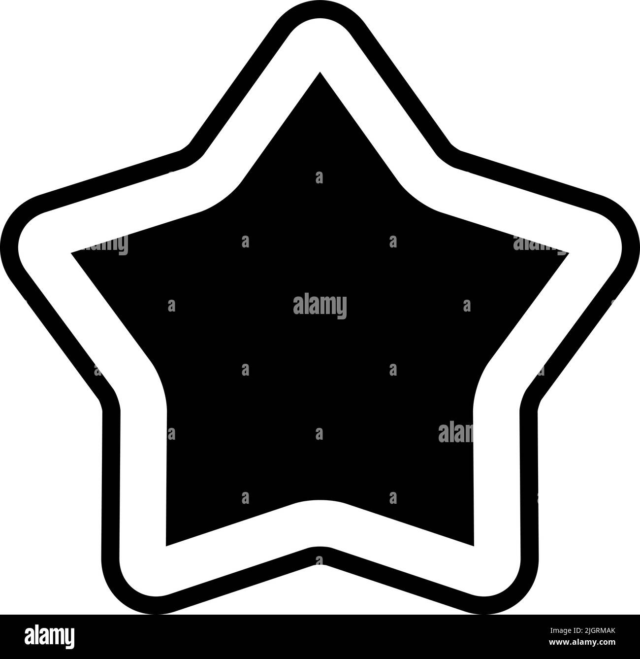 Application interface star icon Stock Vector Image & Art - Alamy