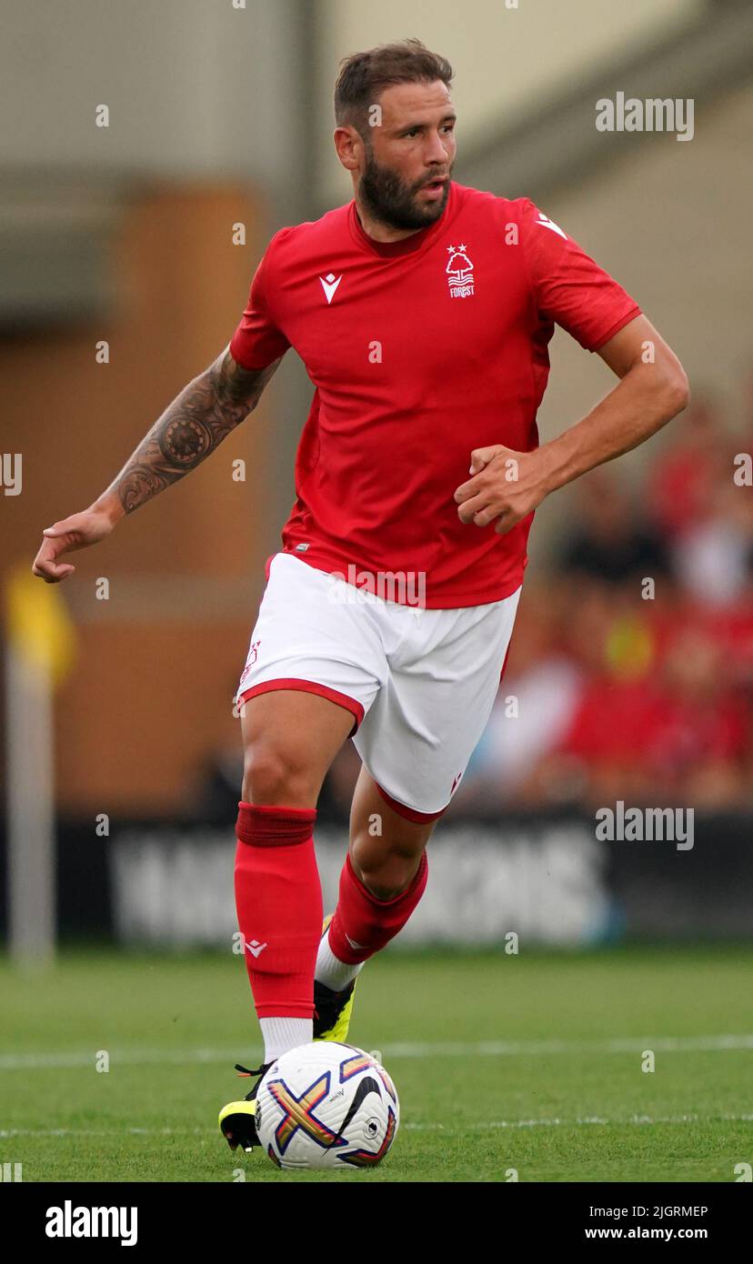 Nottingham ForestÕs Steve Cook during the pre-season friendly match at ...