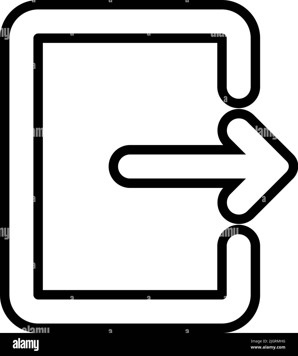 Log out of computer Stock Vector Images - Alamy