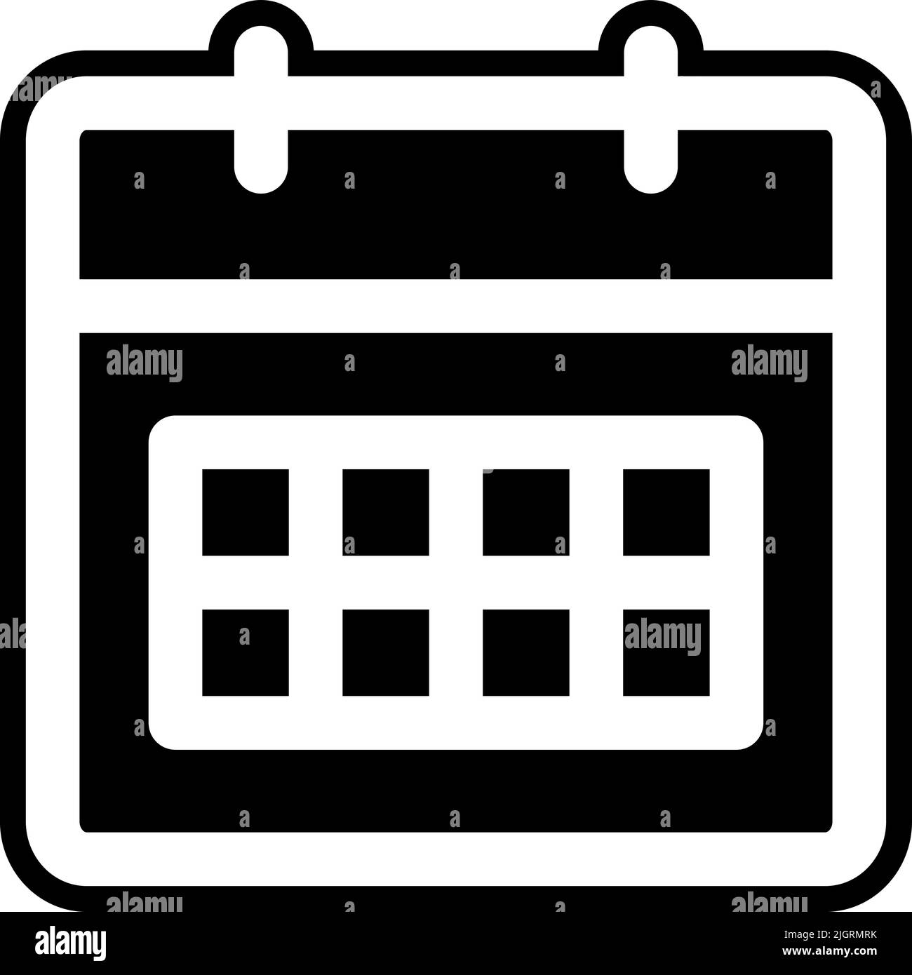 Back school calendar icon Stock Vector Images - Alamy