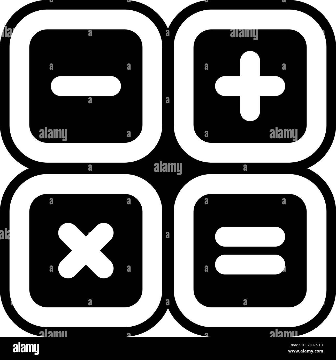 University calculator icon simple Cut Out Stock Images & Pictures - Alamy