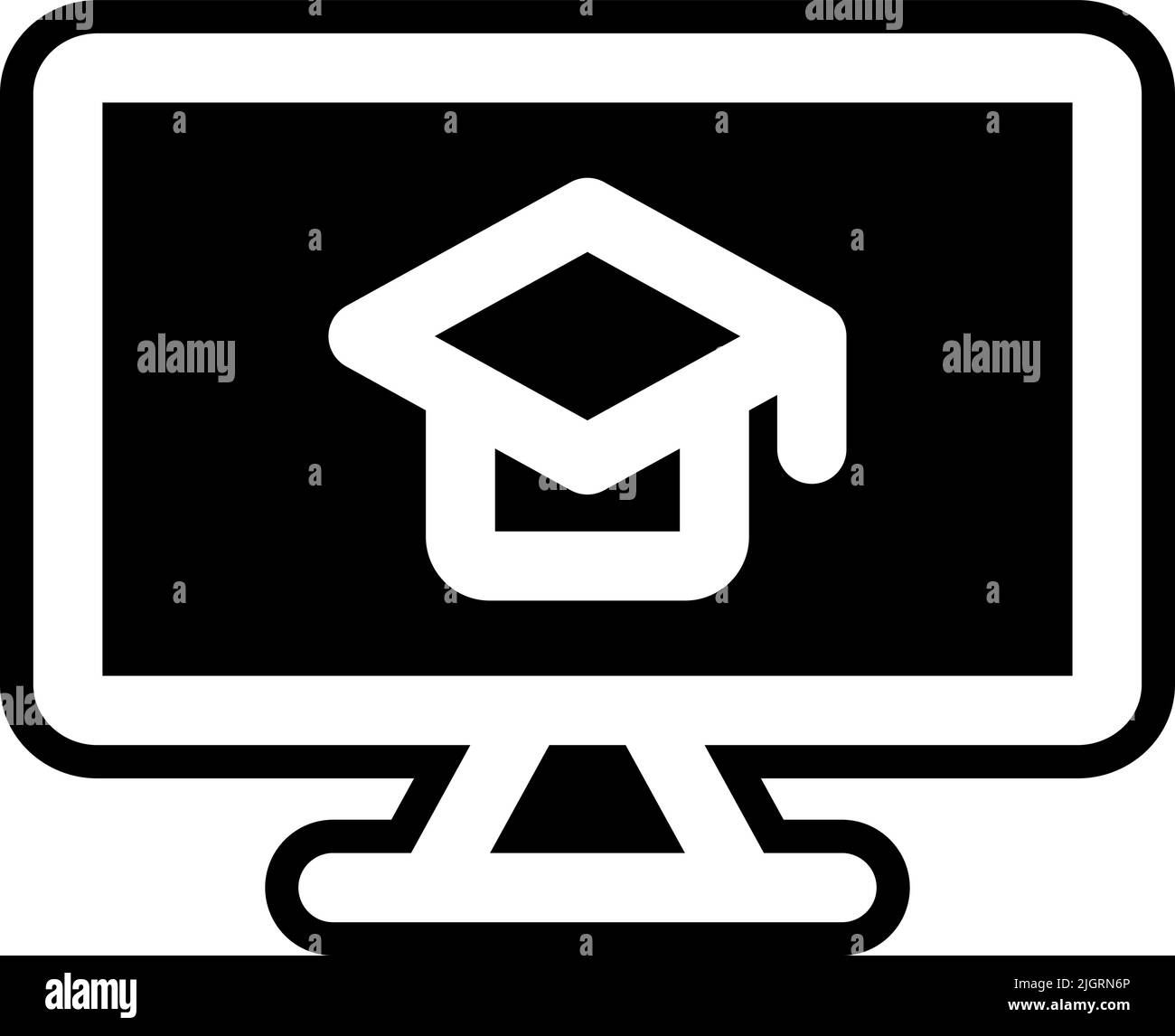 Back to school elearning icon Stock Vector Image & Art - Alamy