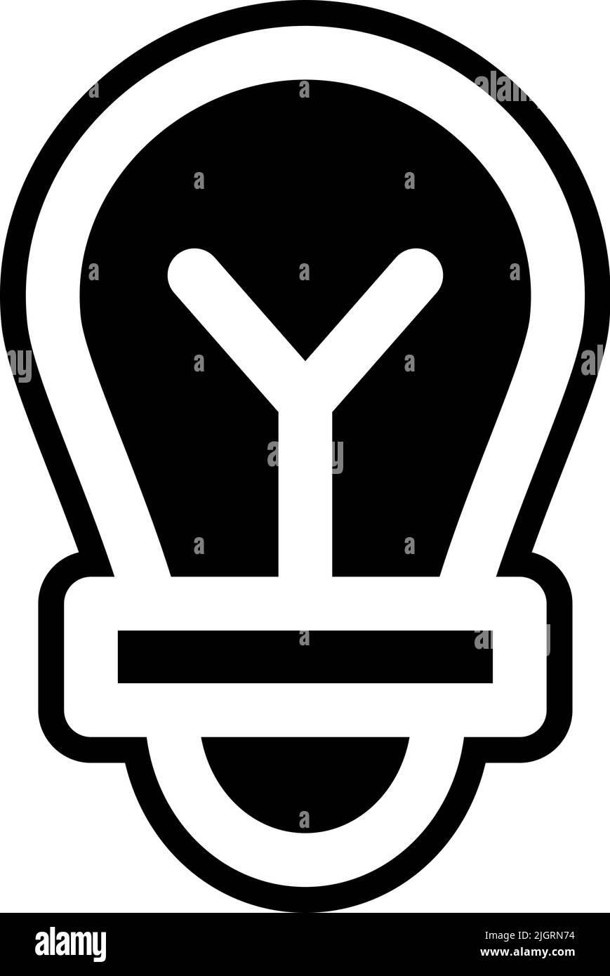 Cartoon bulb creative idea school Stock Vector Images - Alamy