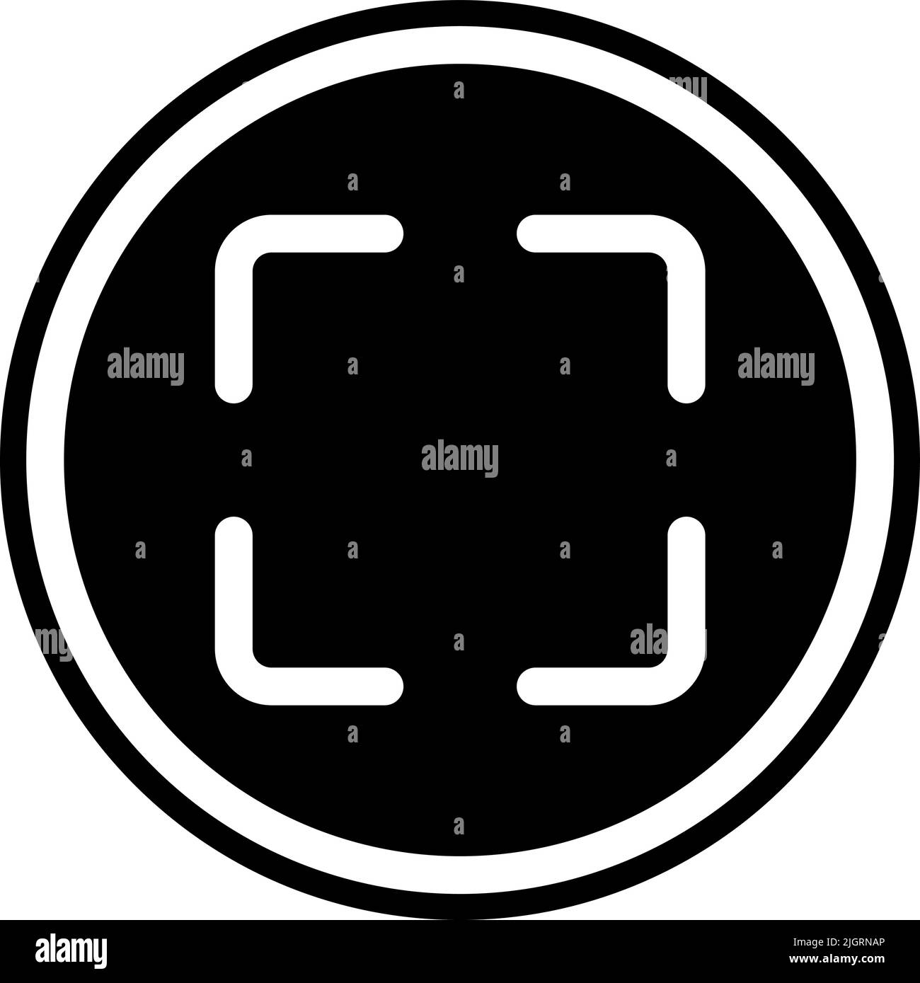 Basic user interface scan icon Stock Vector Image & Art - Alamy