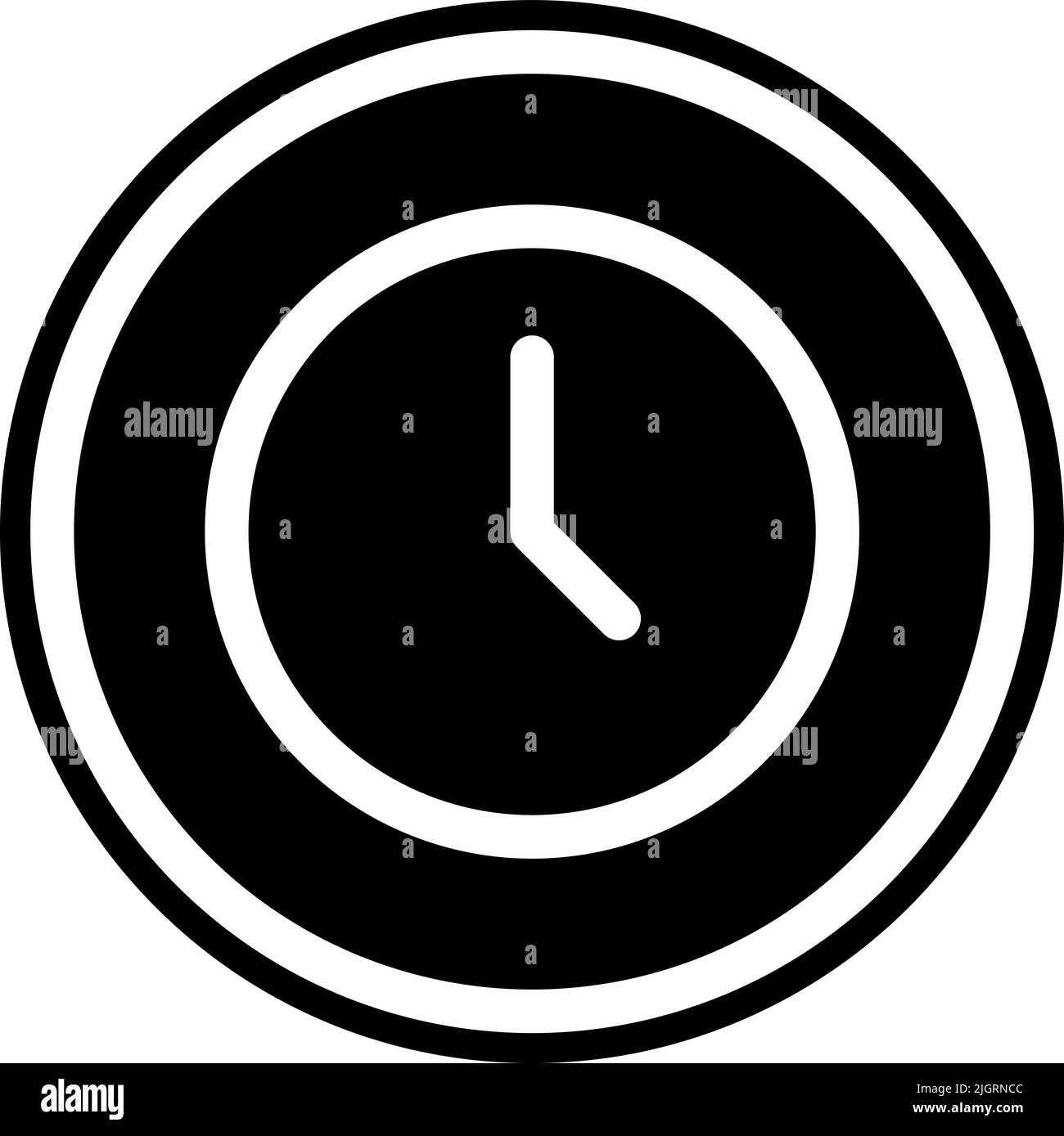 Basic User Interface Timer Icon Stock Vector Image And Art Alamy