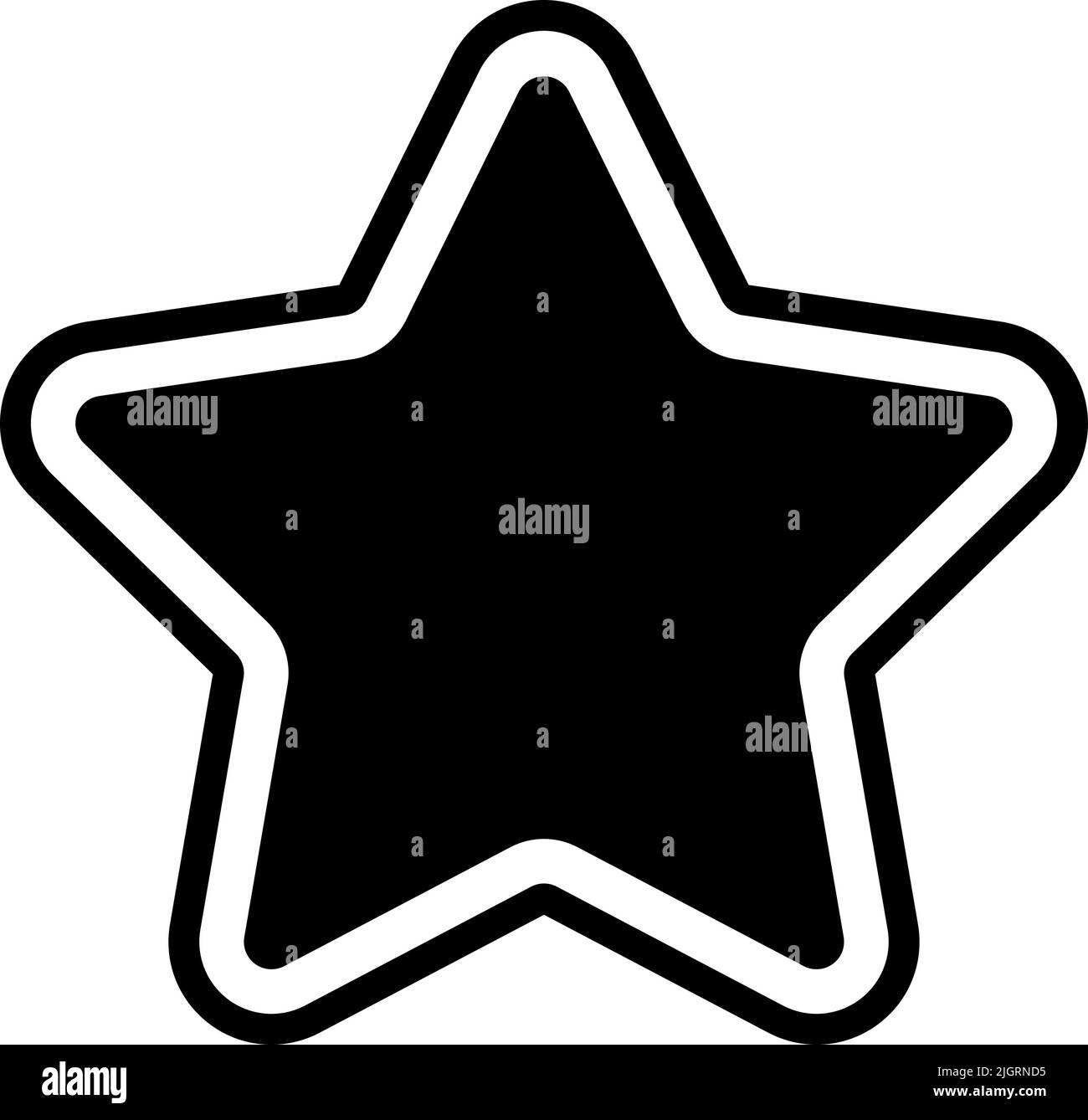 Basic user interface star icon Stock Vector Image & Art - Alamy