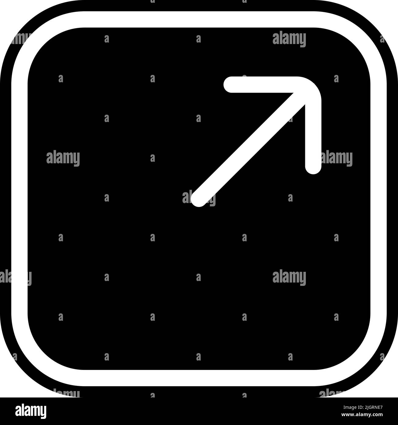 Basic user interface fullscreen icon Stock Vector Image & Art - Alamy