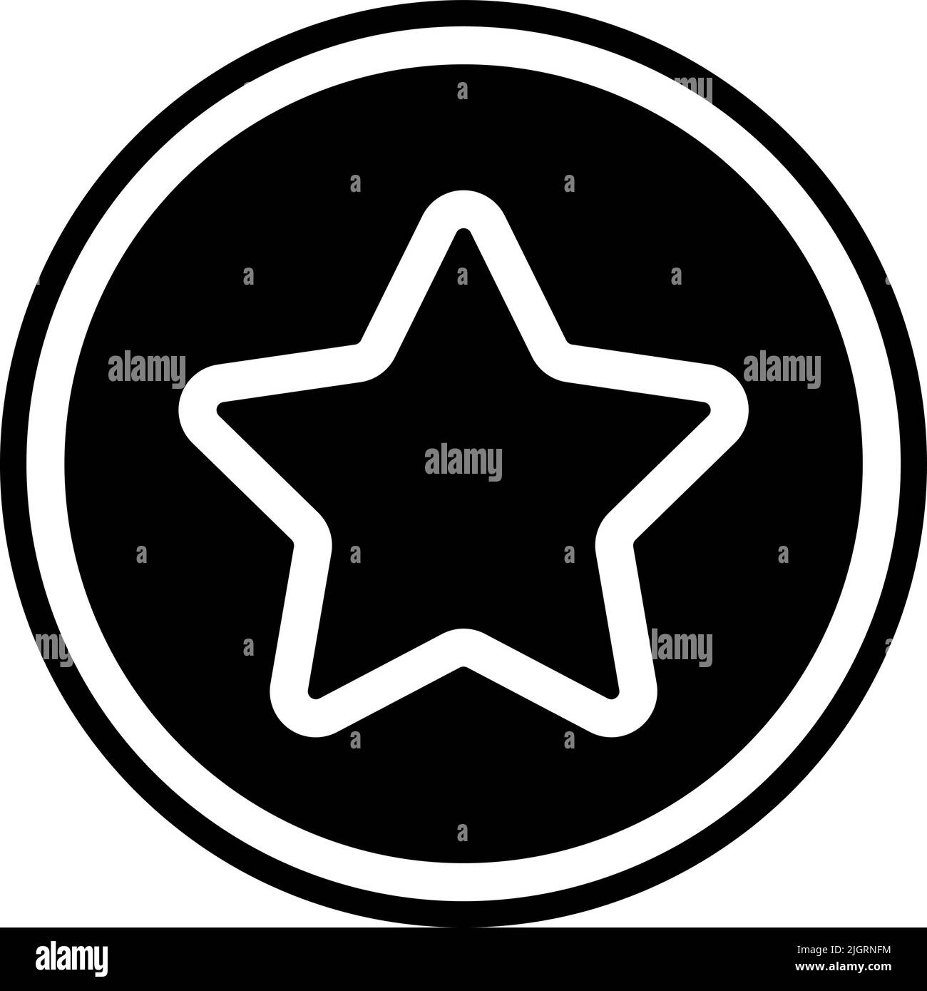 Basic user interface star icon Stock Vector Image & Art - Alamy