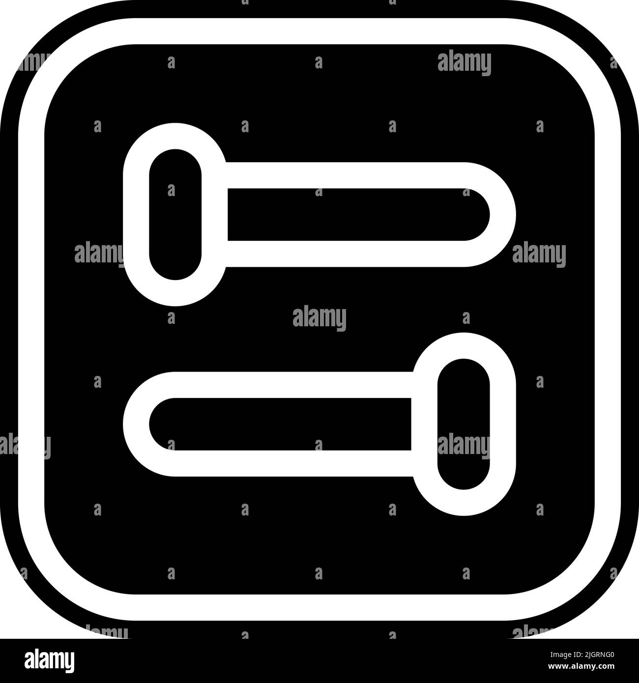 Basic user interface setting icon Stock Vector Image & Art - Alamy