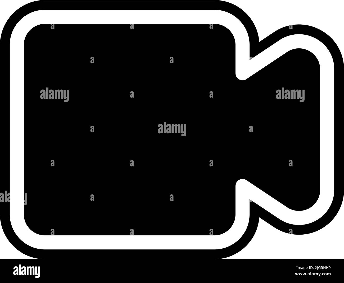 Basic user interface video call icon Stock Vector Image & Art - Alamy