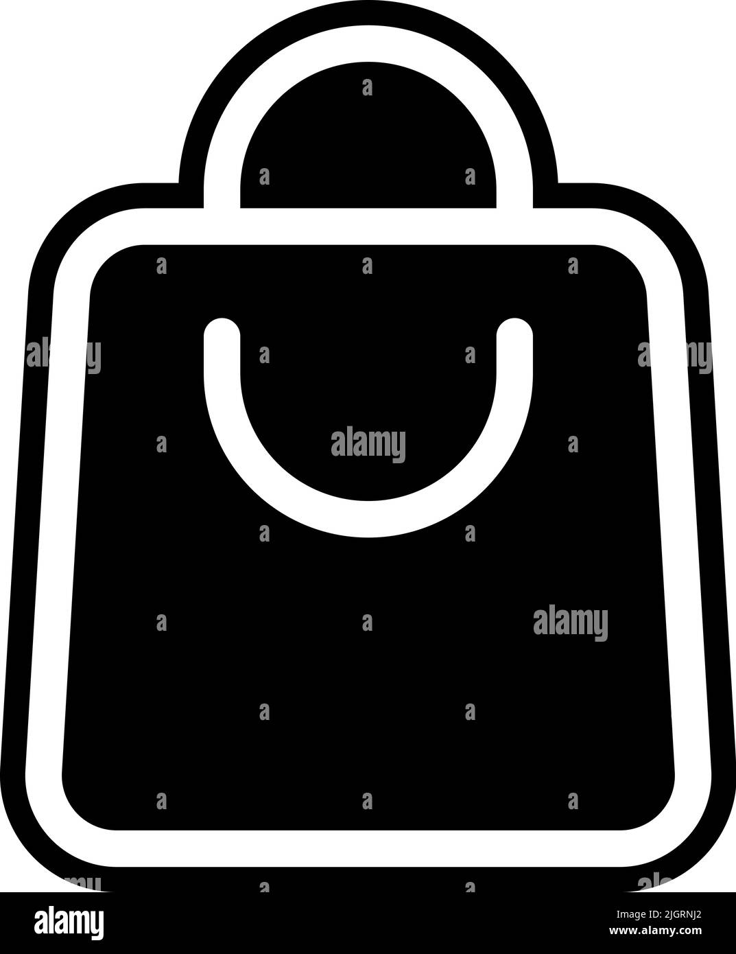 Basic user interface shopping bag icon Stock Vector Image & Art - Alamy