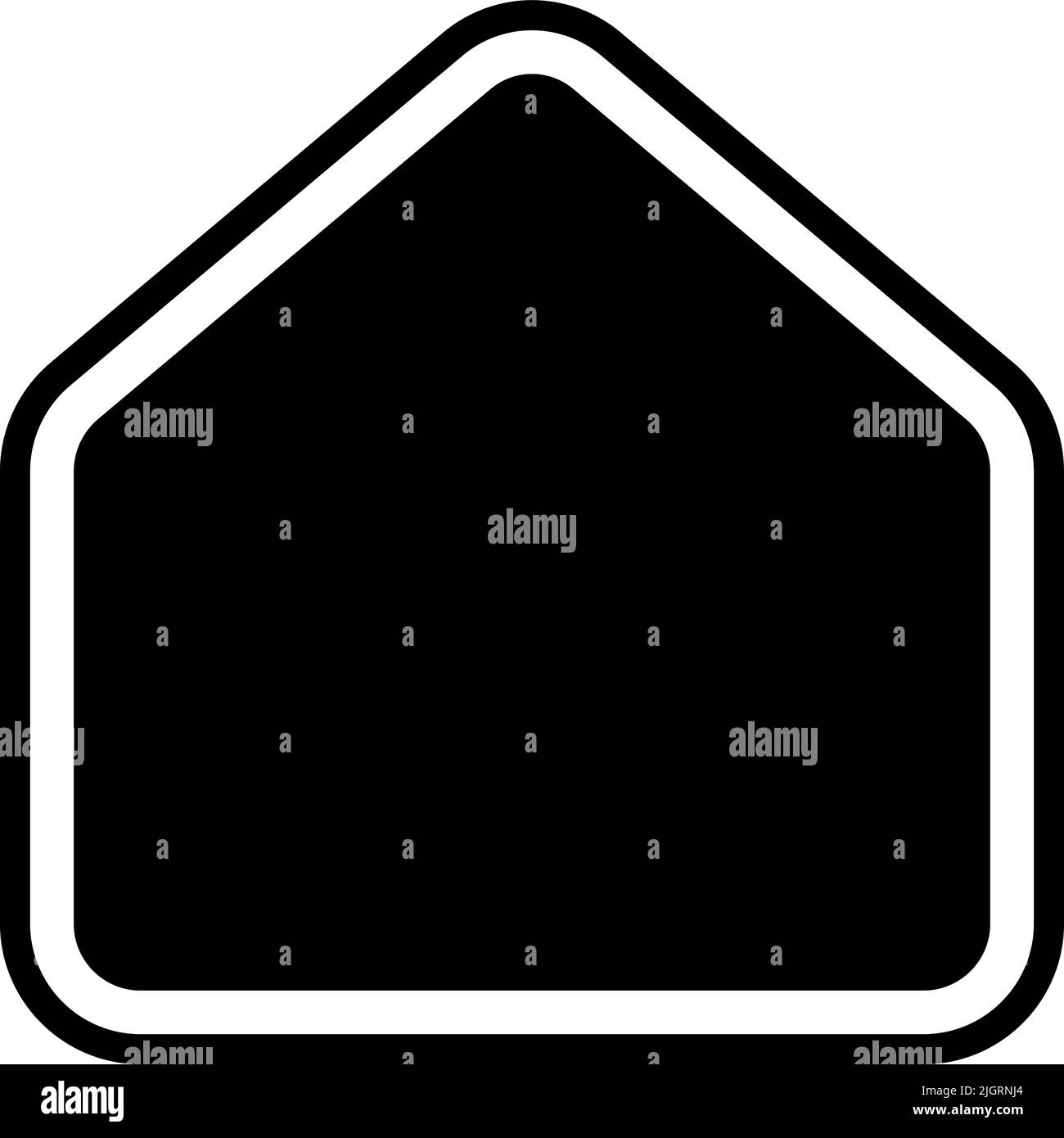 Basic user interface home icon Stock Vector Image & Art - Alamy