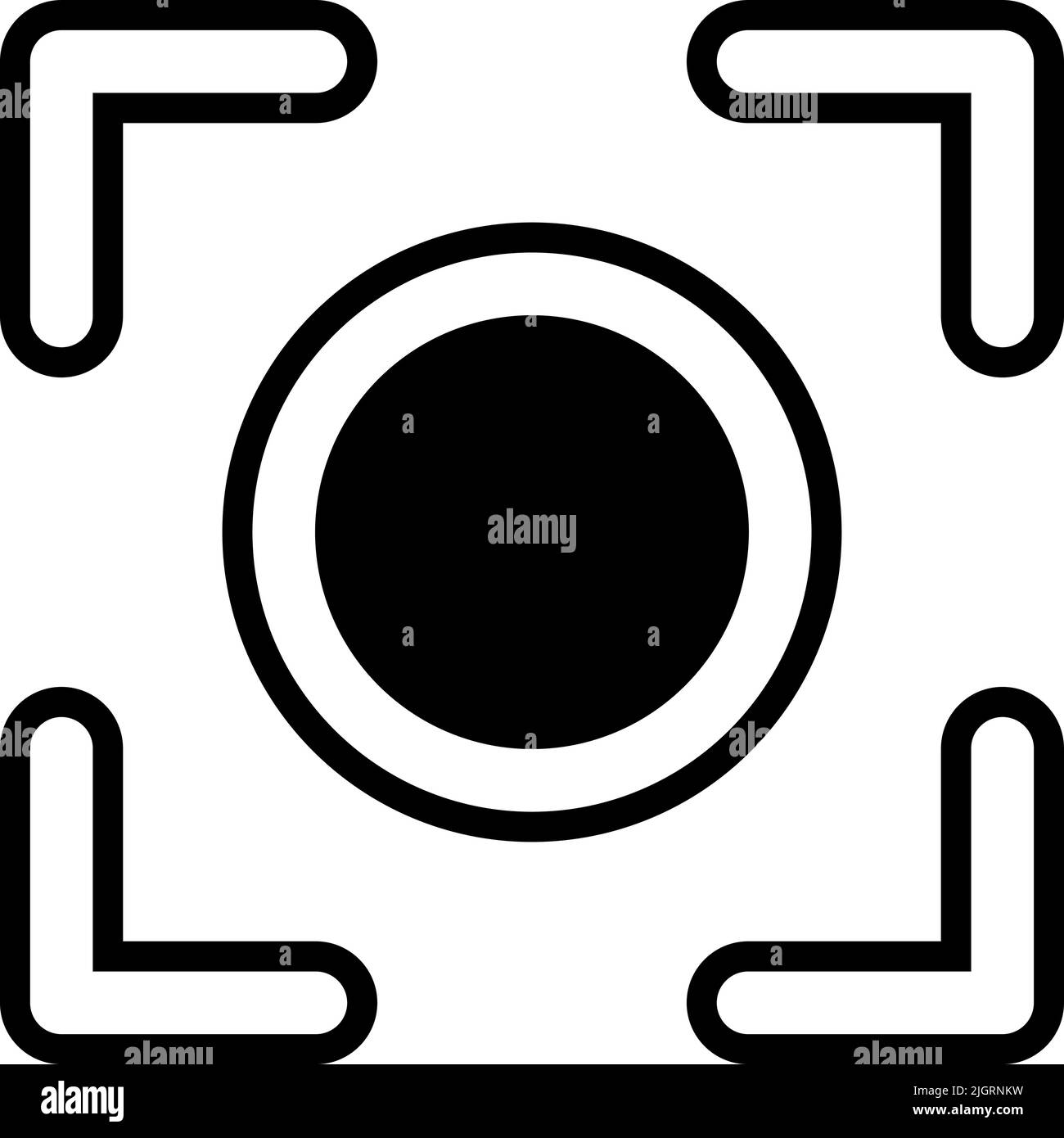 Camera focus icon Stock Vector Image & Art - Alamy