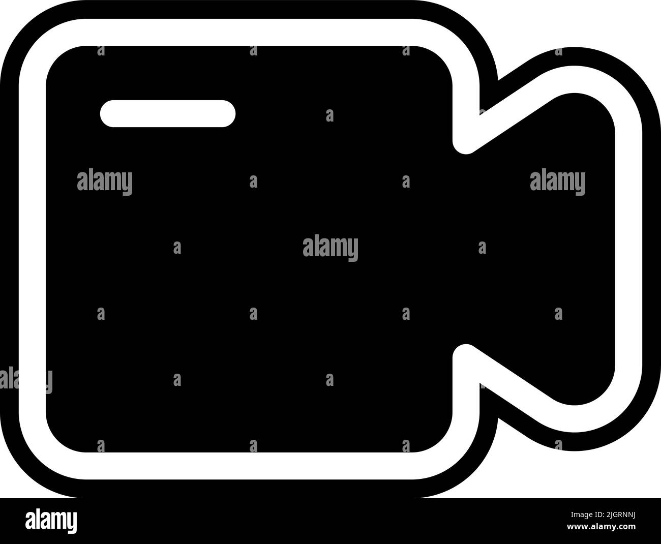 Video call settings line Stock Vector Images - Alamy