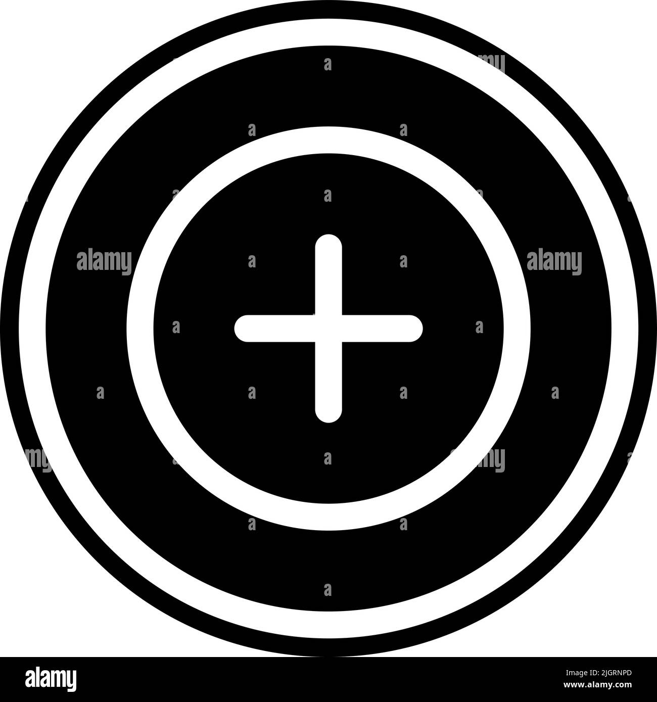 Basic user interface add icon Stock Vector Image & Art - Alamy
