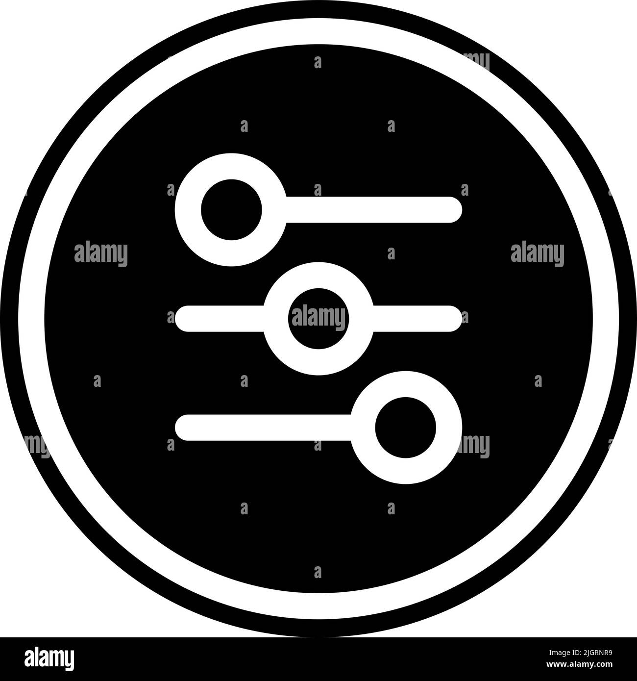 Basic user interface setting icon Stock Vector Image & Art - Alamy