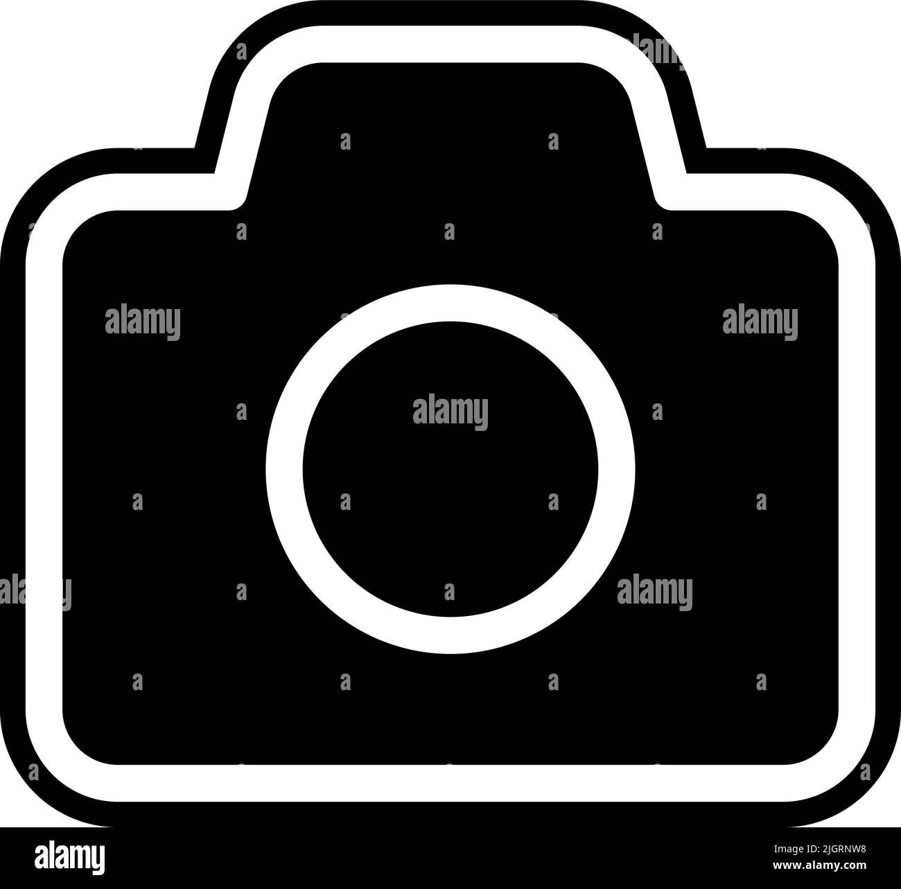Basic user interface camera icon Stock Vector Image & Art - Alamy