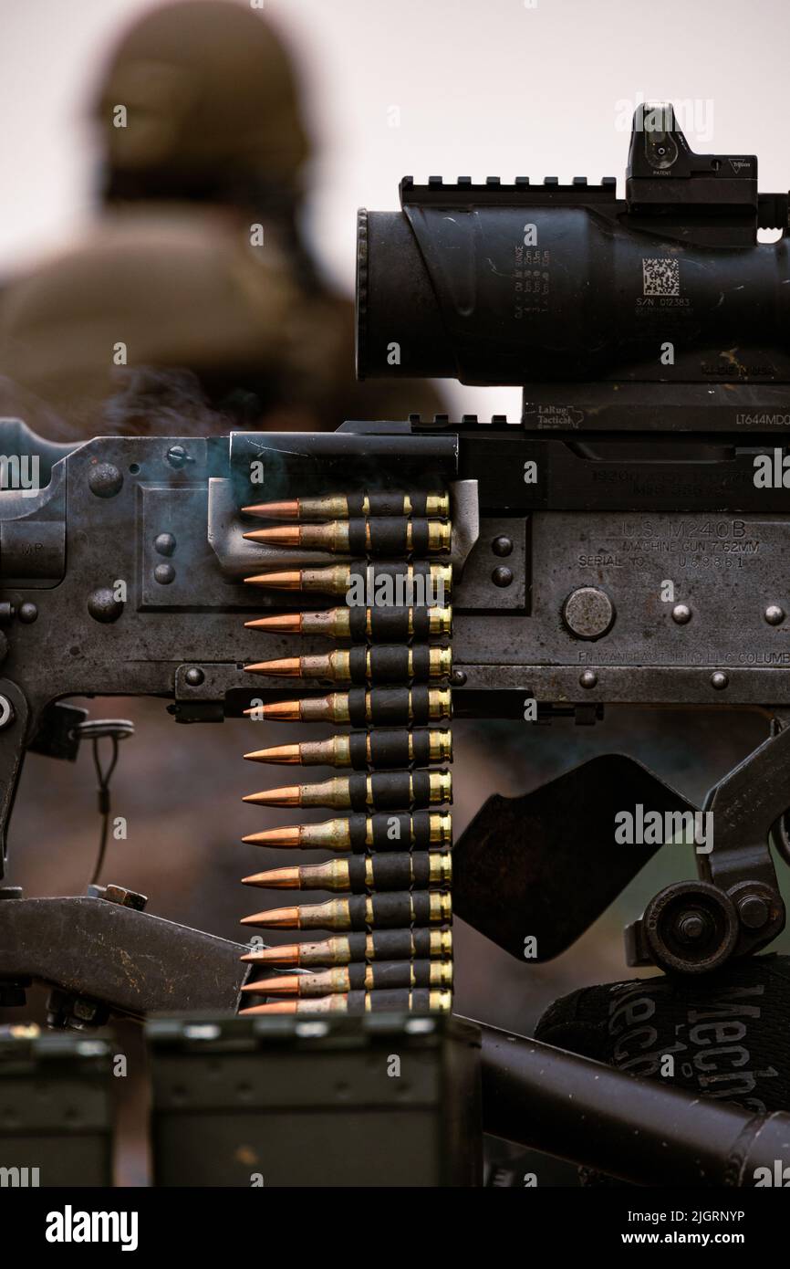 A U.S. Marine with Battalion Landing Team 2/5, 31st Marine ...