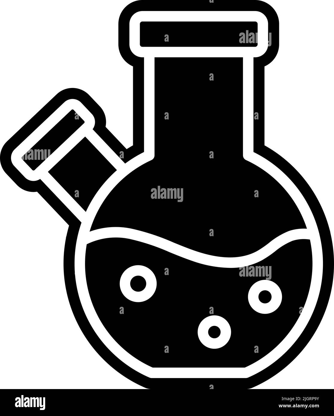 Chemistry flask icon Stock Vector Image & Art - Alamy
