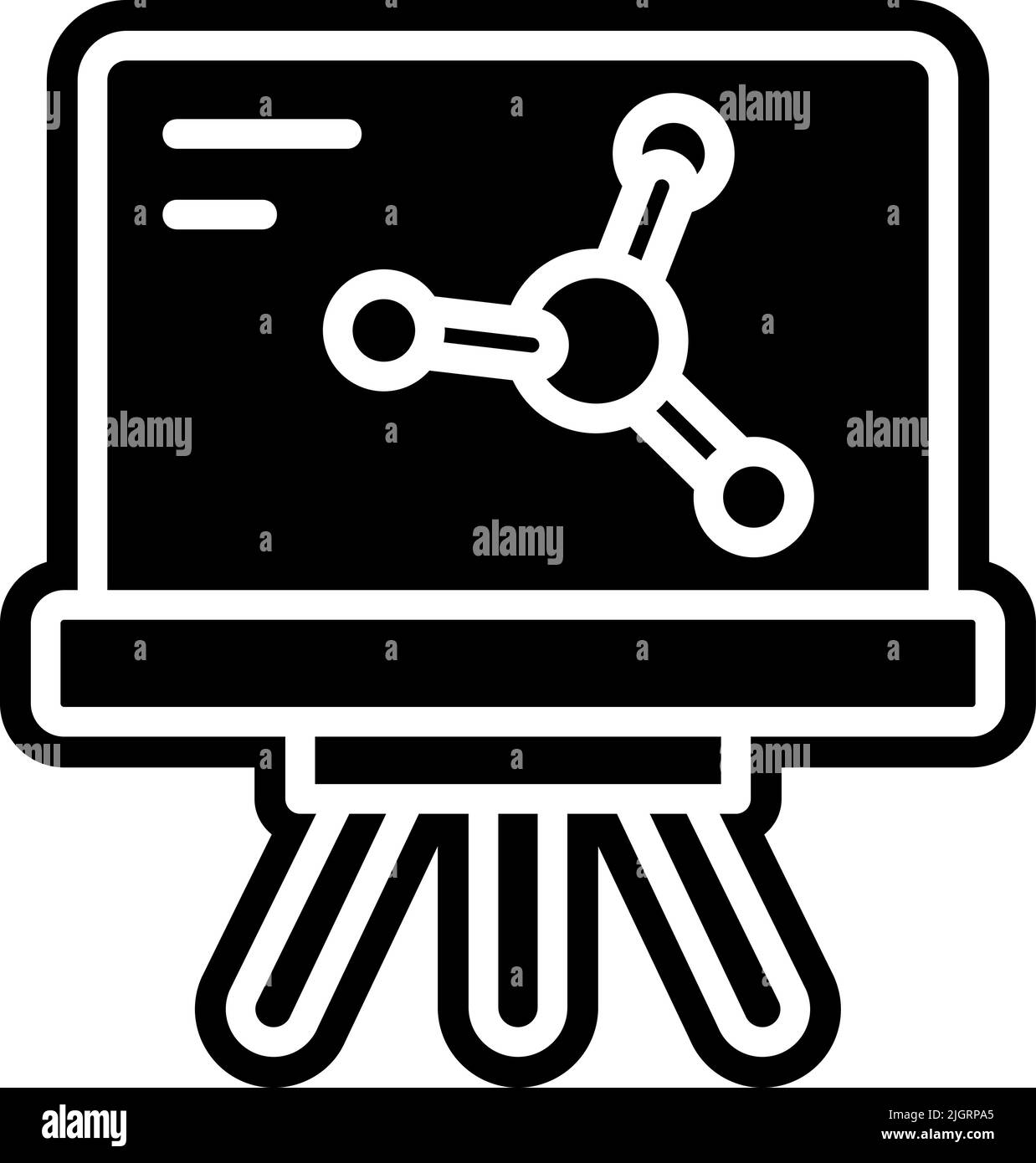 Chemistry molecule icon Stock Vector Image & Art - Alamy