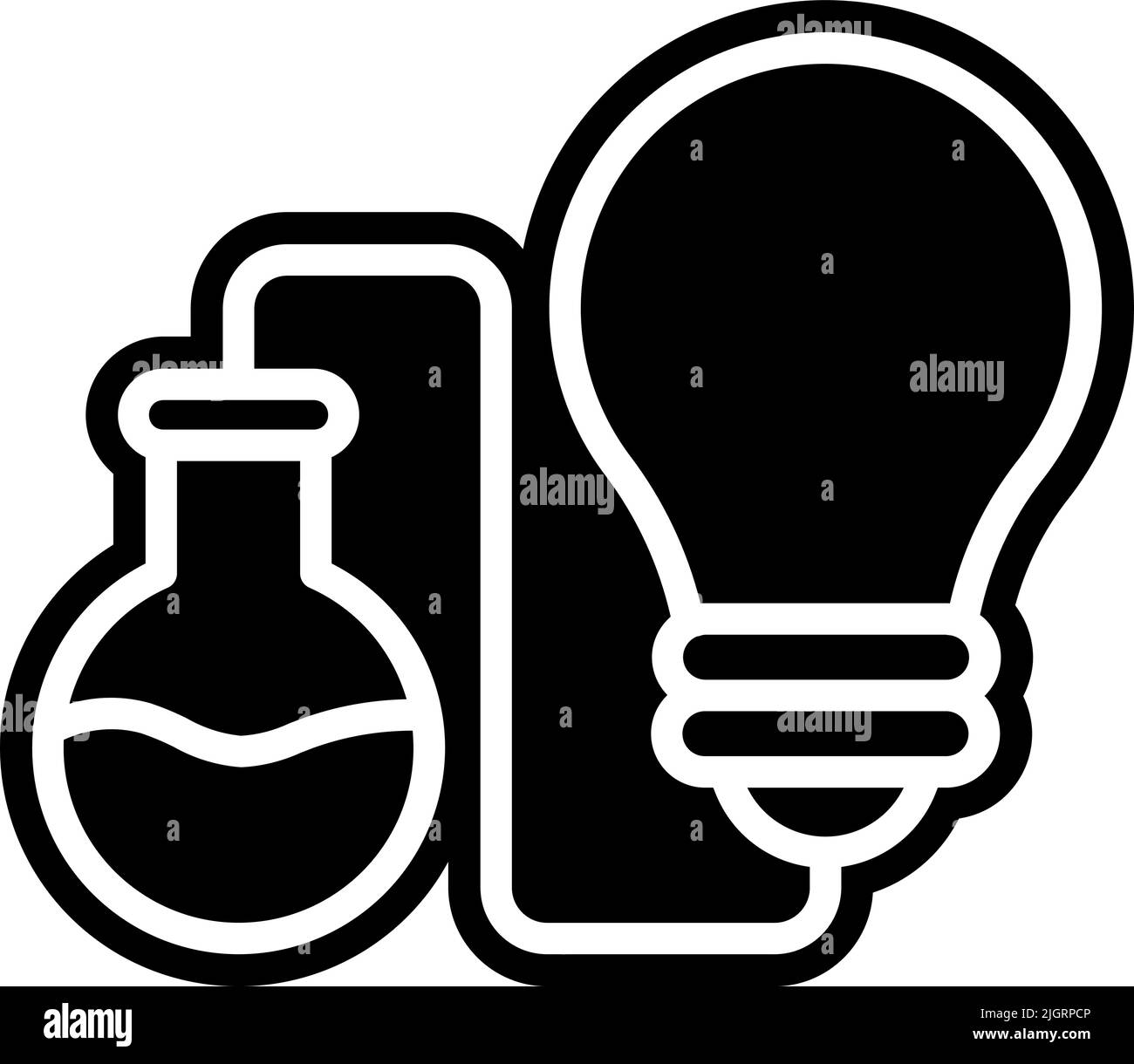 Chemistry flask icon Stock Vector Image & Art - Alamy