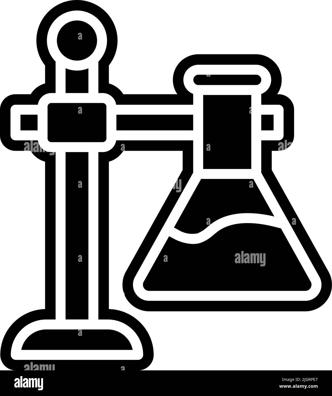 Chemistry flask icon Stock Vector Image & Art - Alamy