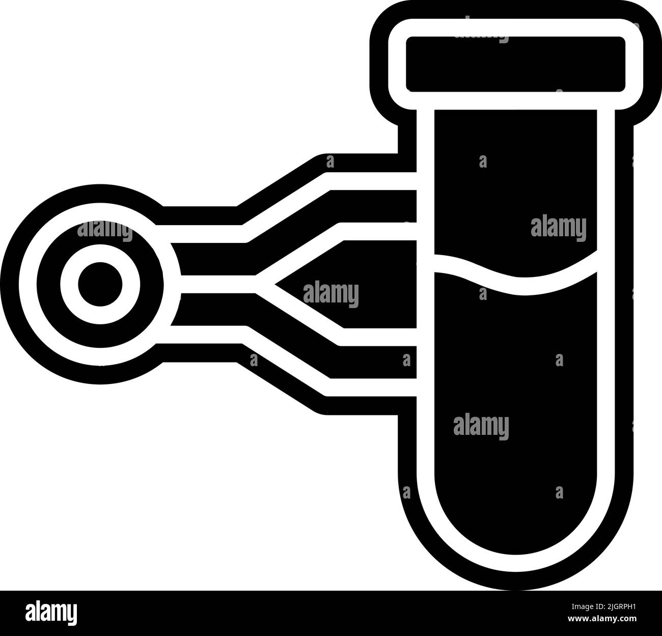Chemistry test tube icon Stock Vector Image & Art - Alamy