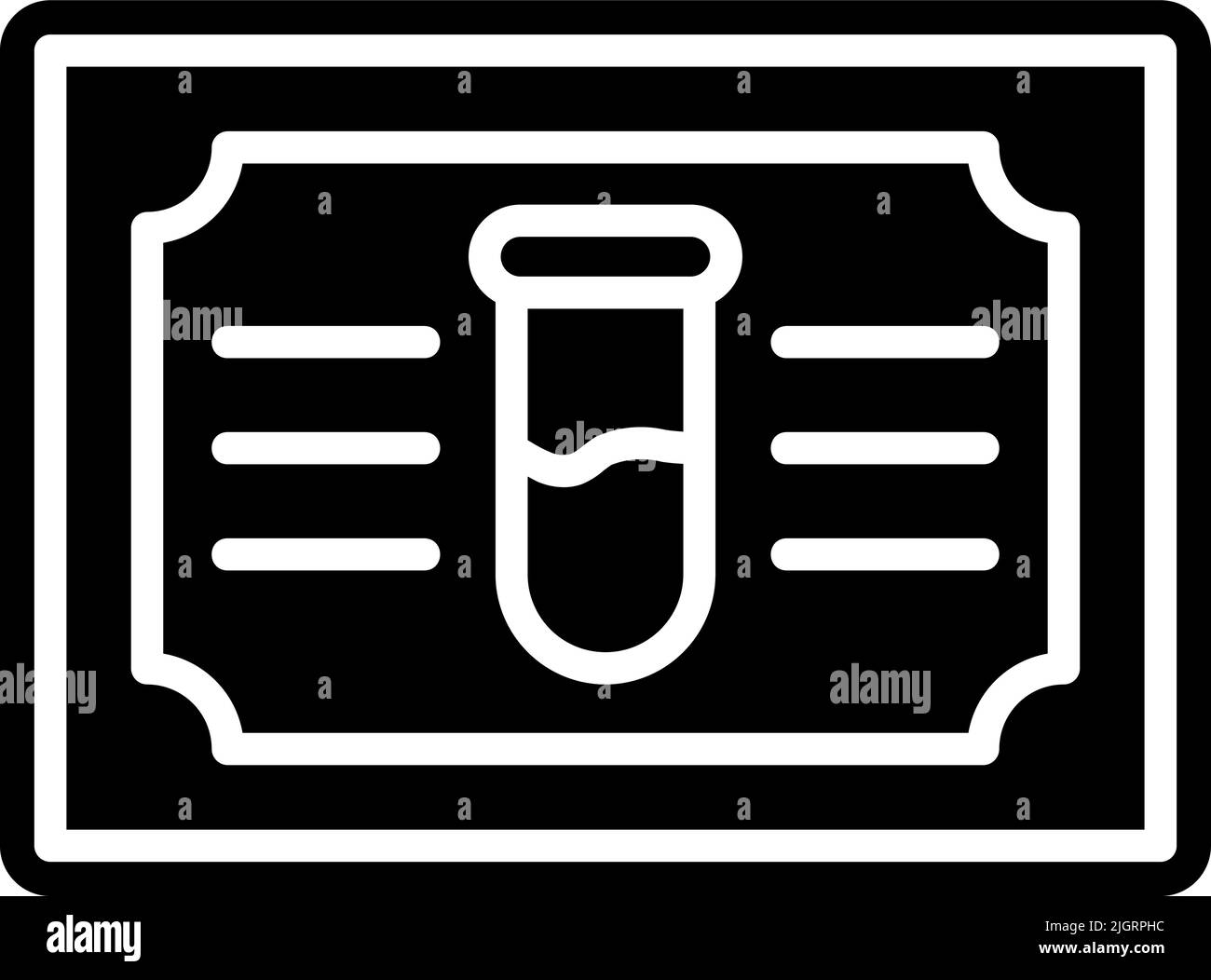 Chemistry certificate icon Stock Vector Image & Art - Alamy