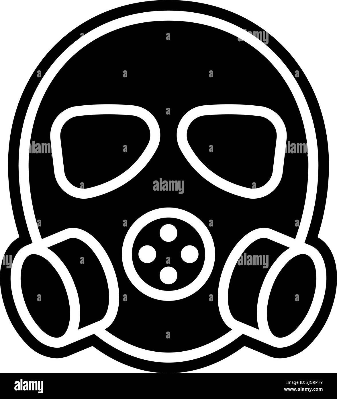 Gas mask radioactive protective Black and White Stock Photos & Images ...