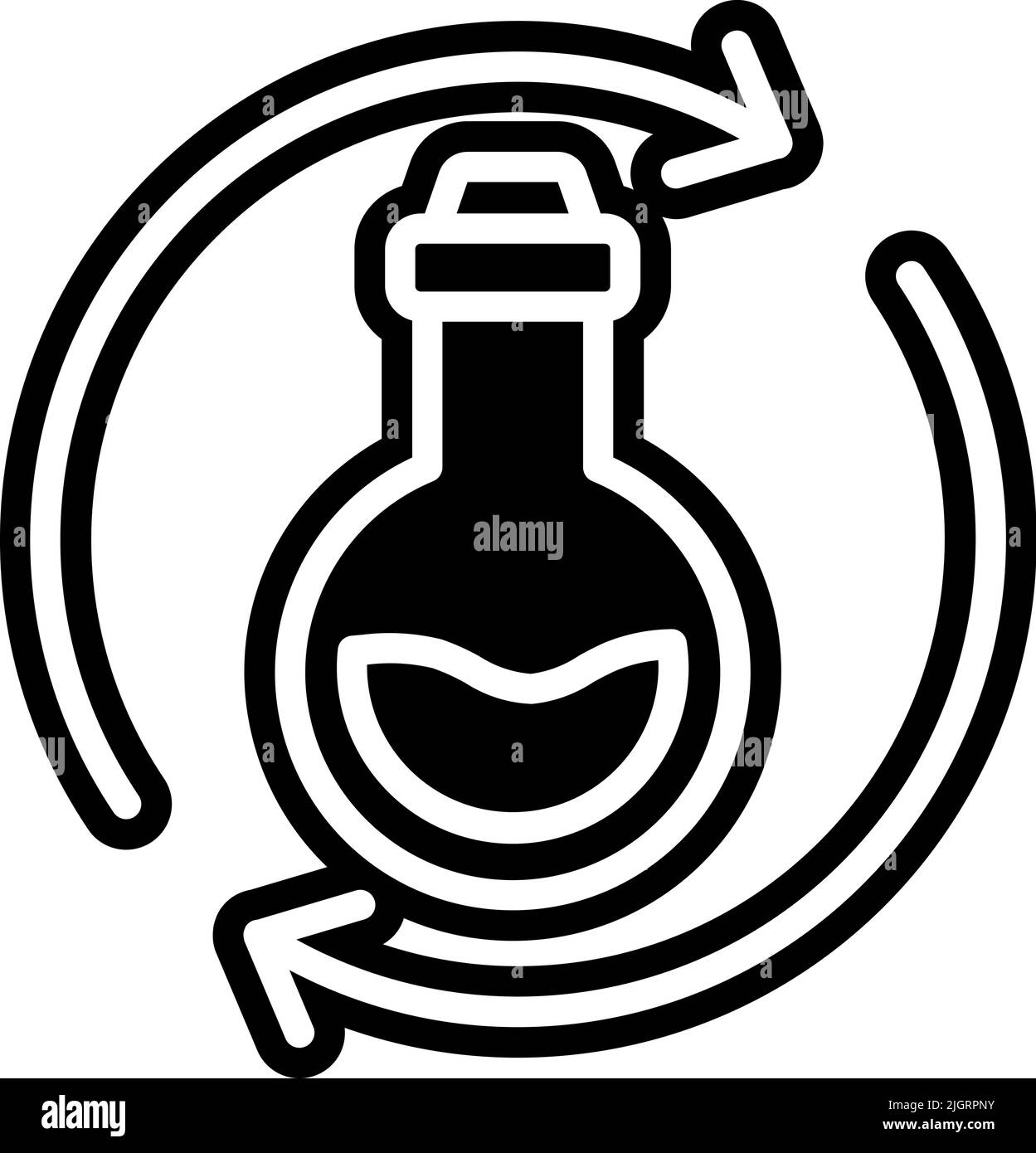 Chemistry flask icon Stock Vector Image & Art - Alamy
