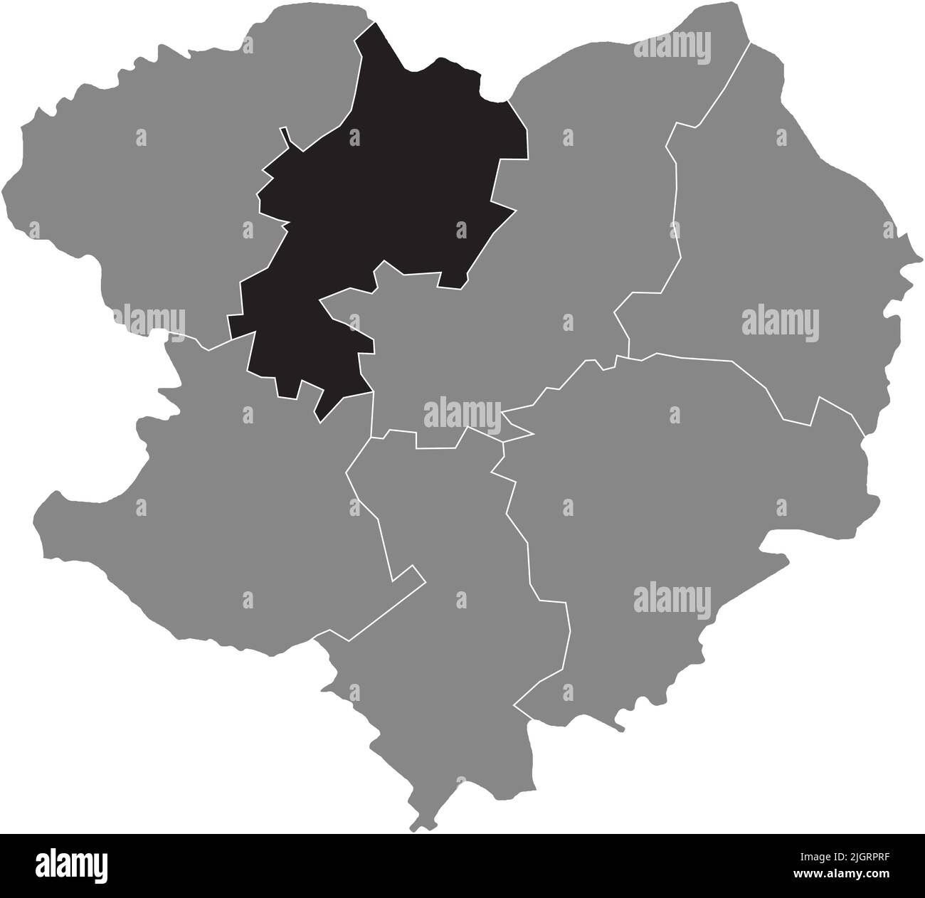 Locator map of the KHARKIV RAION, KHARKIV OBLAST Stock Vector Image ...