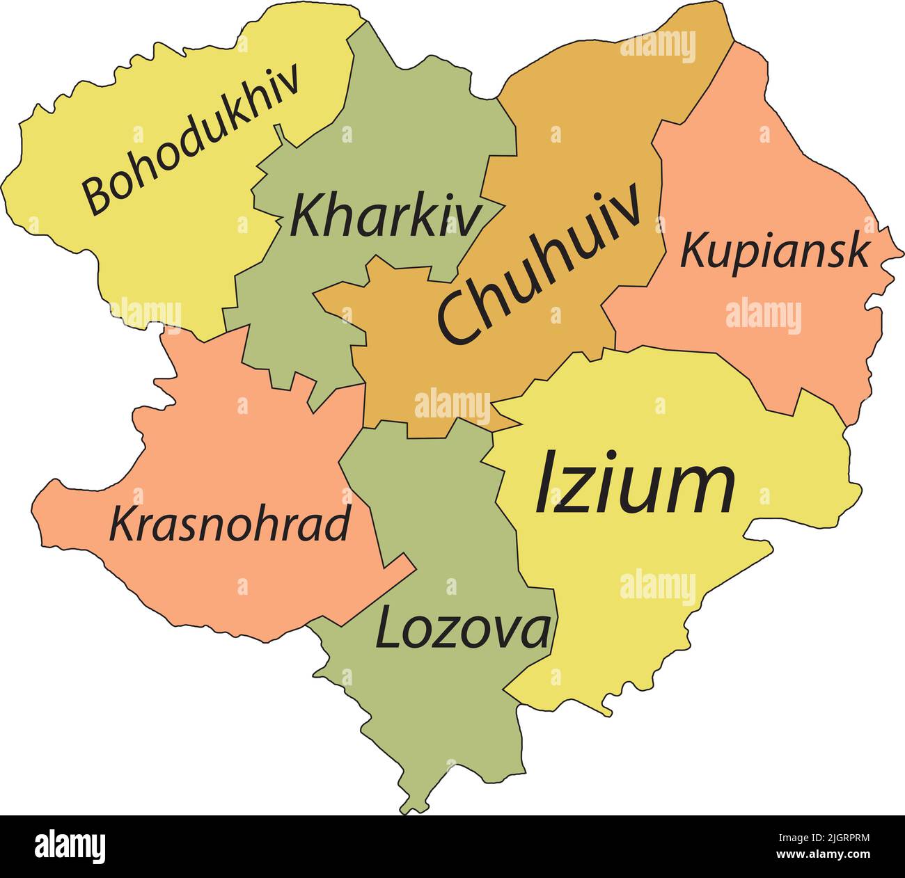 Map of kharkiv city Cut Out Stock Images & Pictures - Alamy